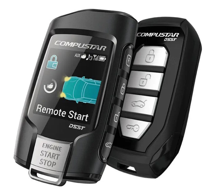 Compustar Q9 SS 2-Way LCD Remote Starter & Alarm Package – Advance ...